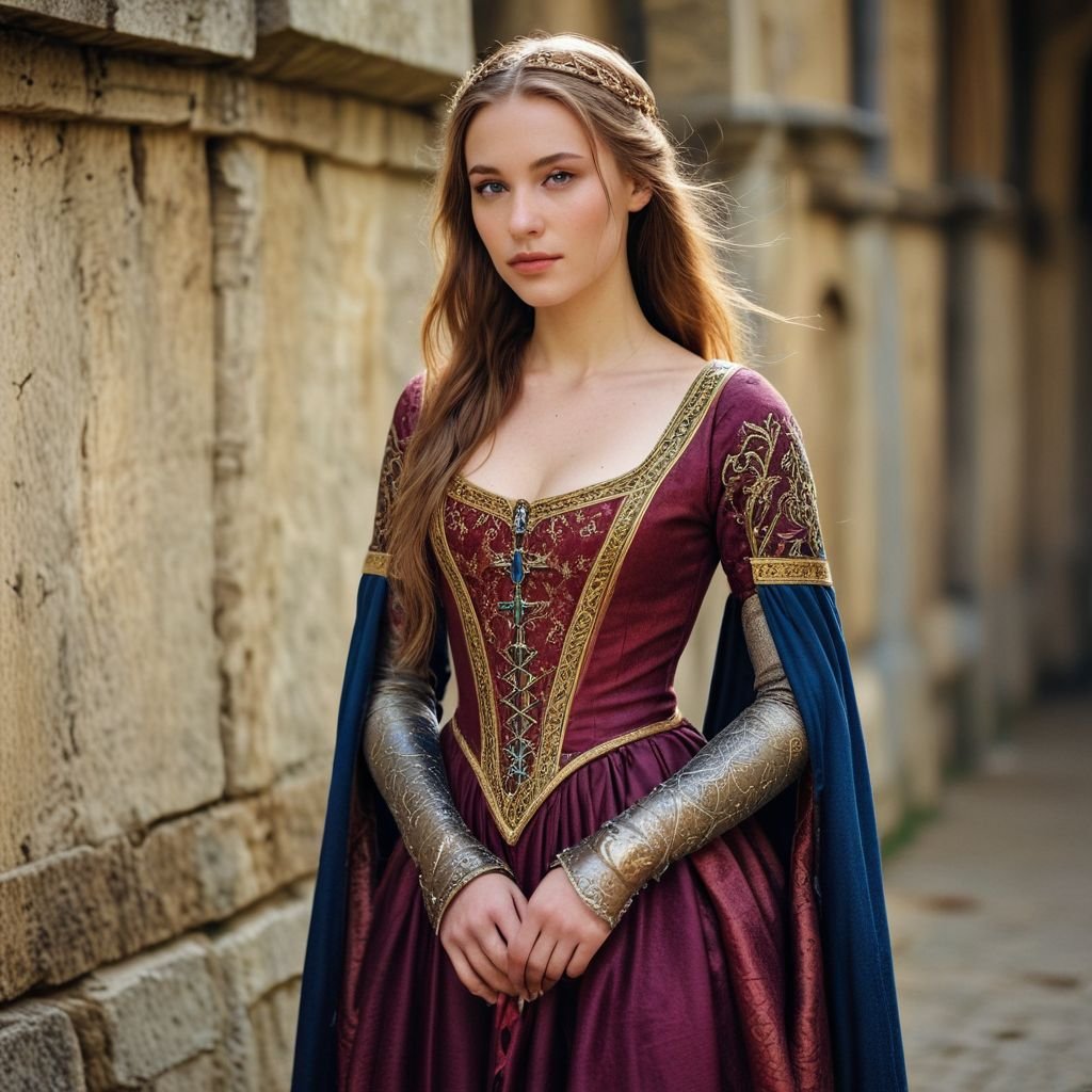 Medieval fashion model, 24 year old, | AI Girls