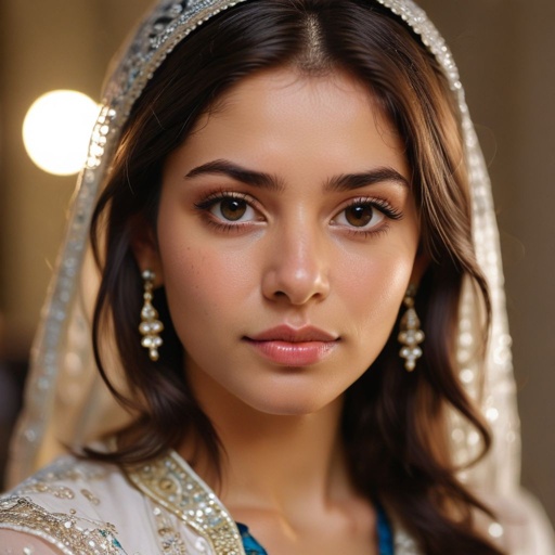 female Pakistani fashion model, rim lighting, | AI Girls